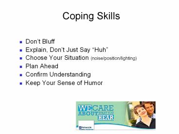 Coping Skills presentation | free to view