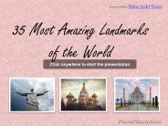 PPT – FAMOUS LANDMARKS AROUND THE WORLD PowerPoint presentation | free ...