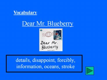 PPT – Vocabulary PowerPoint presentation | free to view - id: 3ae326-MTlhY