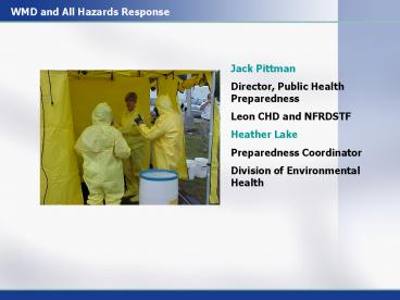 PPT – WMD and All Hazards Response PowerPoint presentation | free to ...