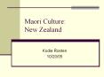 PPT – Maori Culture PowerPoint presentation | free to view - id: 12a61 ...