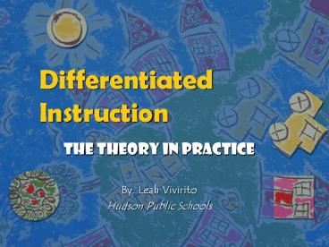 PPT – Differentiated Instruction PowerPoint presentation | free to view ...