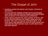 PPT – THE GOSPEL OF JOHN PowerPoint presentation | free to download ...