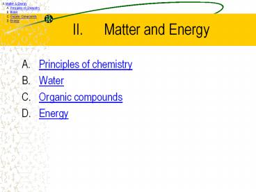 PPT – Matter and Energy PowerPoint presentation | free to view - id ...