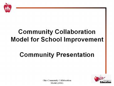 Community Collaboration Model for School Improvement Community ...