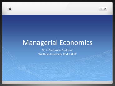 Managerial Economics presentation | free to download
