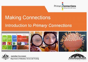 Making Connections presentation | free to view
