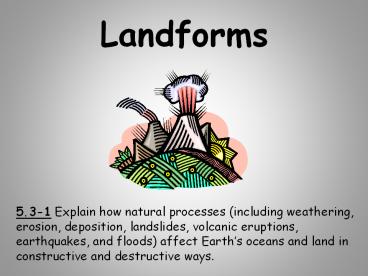 Landforms presentation | free to view