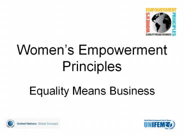 Women presentation | free to download