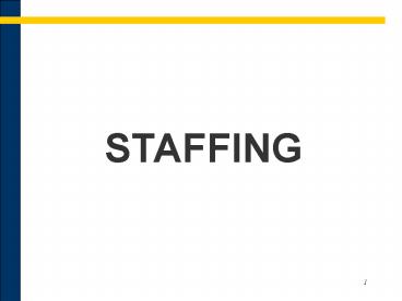 STAFFING presentation | free to download