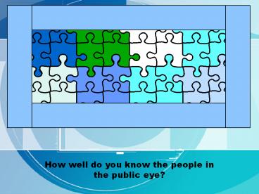 Who am I? presentation | free to download