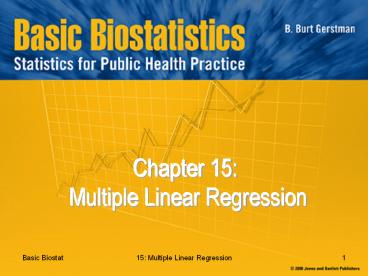 15: Multiple Linear Regression presentation | free to download