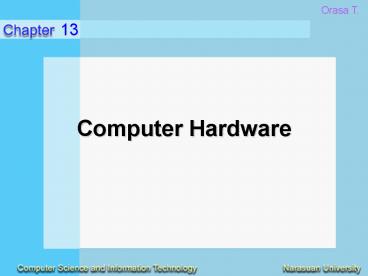 PPT – Computer Hardware PowerPoint presentation | free to view - id ...