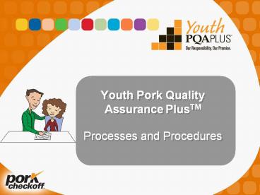 Youth Pork Quality Assurance PlusTM presentation | free to view