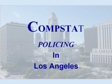 COMPSTAT presentation | free to view