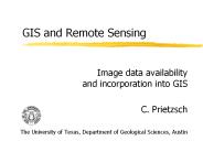 PPT – Remote Sensing, GIS and Its application PowerPoint presentation ...