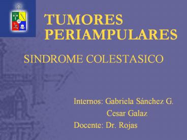 SINDROME COLESTASICO presentation | free to download