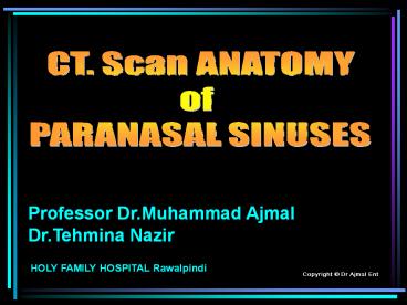 PPT – Professor Dr.Muhammad Ajmal PowerPoint presentation | free to ...