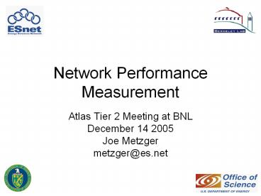 PPT – Network Performance Measurement PowerPoint presentation | free to ...
