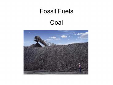PPT – Fossil Fuels PowerPoint presentation | free to view - id: 3be6a3 ...