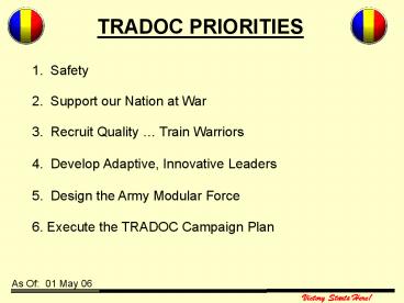 TRADOC PRIORITIES presentation | free to download