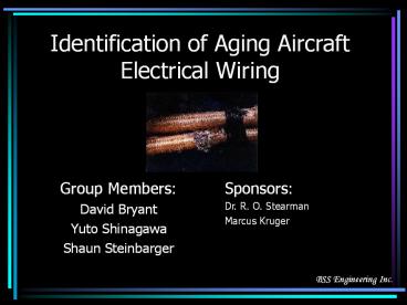 Identification of Aging Aircraft Electrical Wiring presentation | free ...