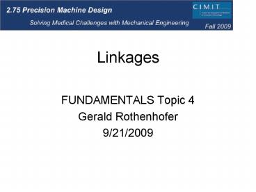 PPT – Linkages PowerPoint presentation | free to download - id: 3bfcd7 ...
