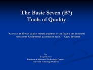 PPT – QUALITY CONTROL TOOLS (The Seven Basic Tools) Dr. PowerPoint ...