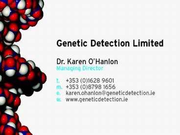 Molecular Identification Methods presentation | free to view