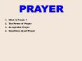 PPT – The Power of Prayer PowerPoint presentation | free to view - id ...