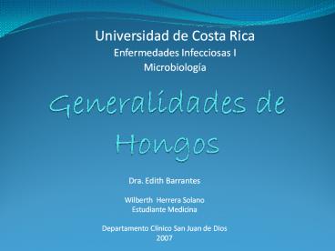 Generalidades de Hongos presentation | free to download