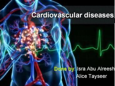 PPT – Cardiovascular diseases PowerPoint presentation | free to ...