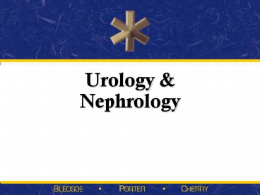 Urology & Nephrology presentation | free to download