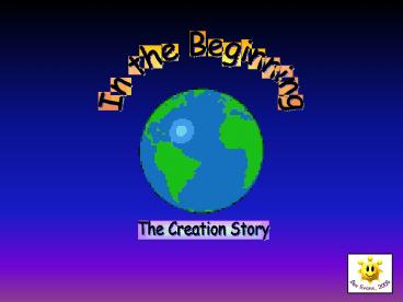 In the Beginning presentation | free to download