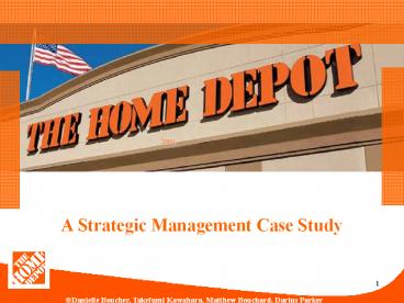 Home Depot 2005 presentation | free to view