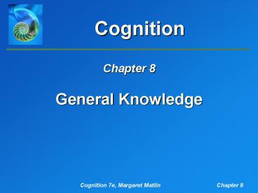 General Knowledge Schemas and Scripts schema generalized presentation | free to download