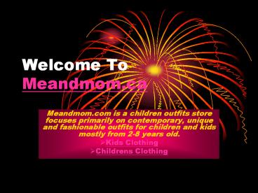 Kids Clothing, Childrens Clothing presentation | free to download