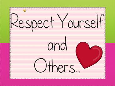 Respect presentation | free to download