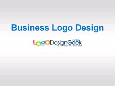 PPT – Business logo design PowerPoint presentation | free to download ...