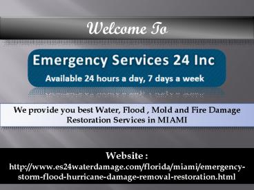 PPT – flood damage restoration miami PowerPoint presentation | free to ...