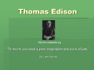 PPT – Thomas Alva Edison PowerPoint presentation | free to view - id ...