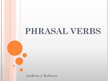 PHRASAL VERBS presentation | free to download