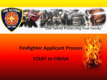 PPT – Firefighter Applicant Process PowerPoint presentation | free to ...