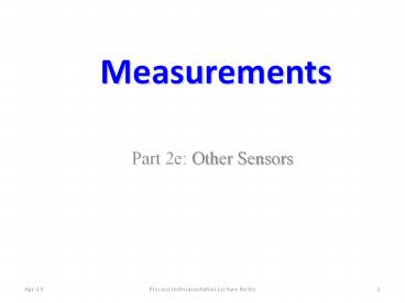 PPT – Measurements PowerPoint presentation | free to view - id: 3d0f8b ...