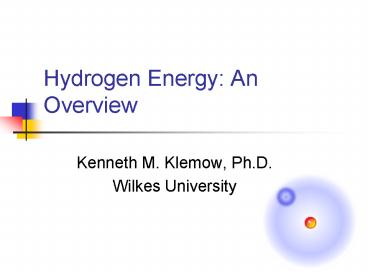 Hydrogen Energy: An Overview presentation | free to download