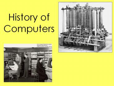 History of Computers presentation | free to view