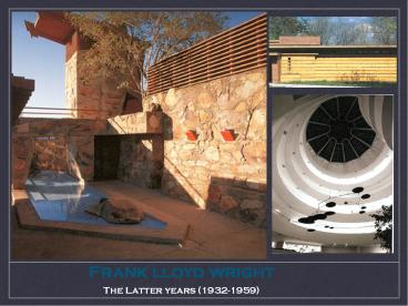 Frank lloyd wright presentation | free to download