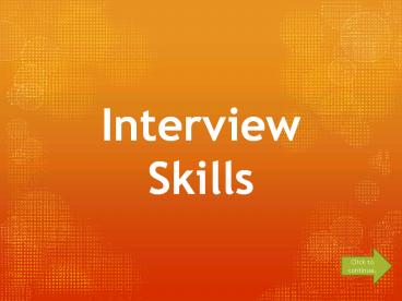 Interview Skills presentation | free to download