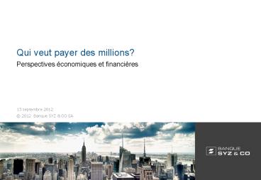 PPT – Banque SYZ & CO PowerPoint presentation | free to download - id ...