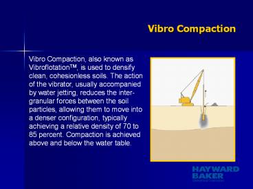 Vibro Compaction presentation | free to download